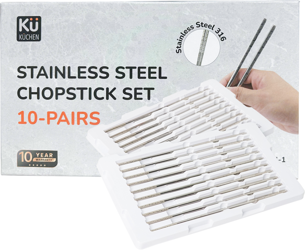 STAINLESS STEEL CHOPSTICKERS SET KU SK-C04-1 - KÜ KÜCHEN Philippines